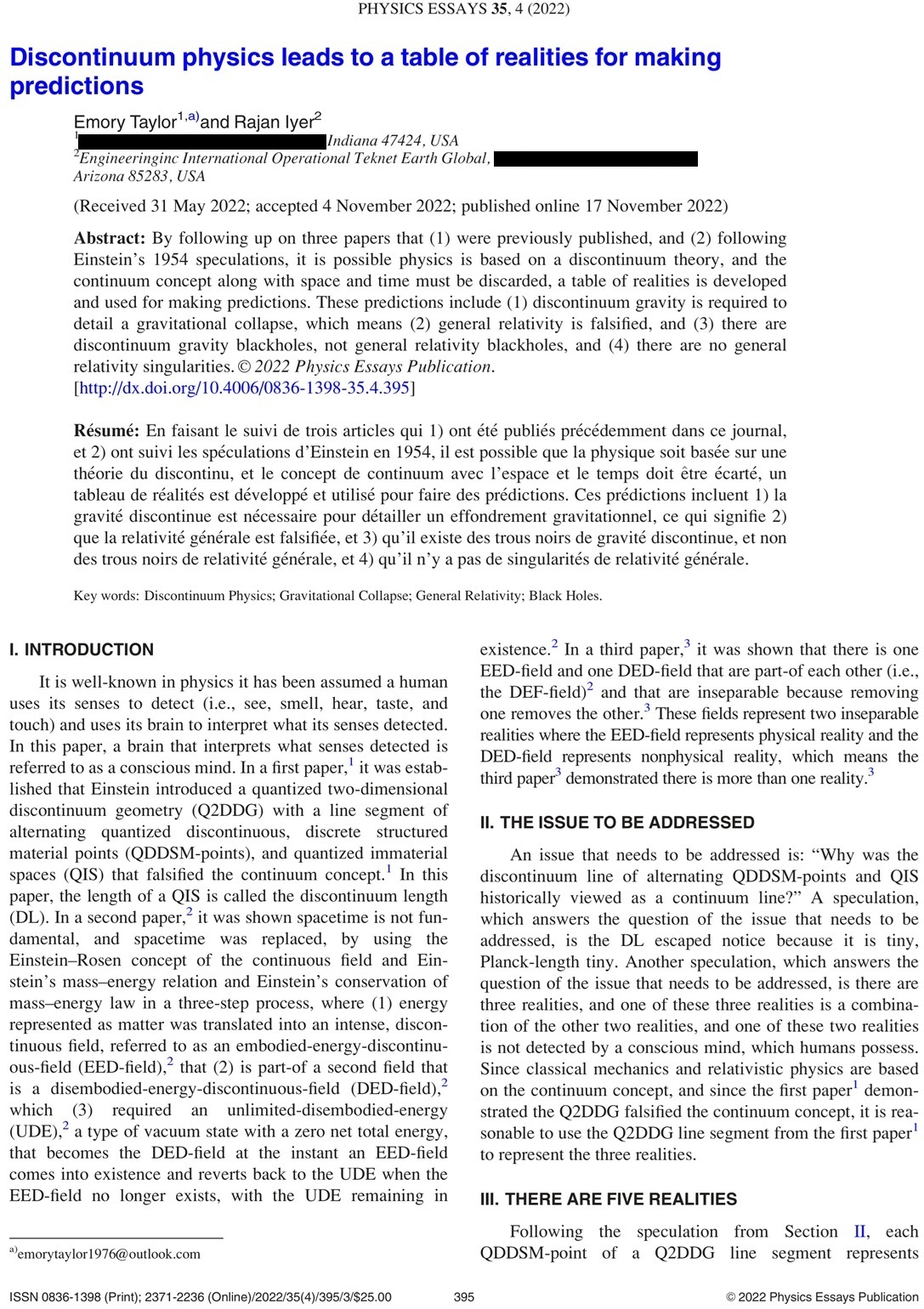 Published Paper 4 – Discontinuum Physics