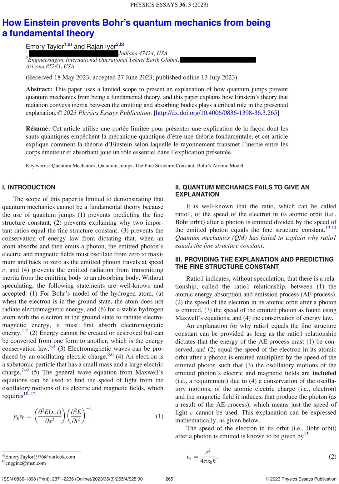 Published Paper 6 – Discontinuum Physics